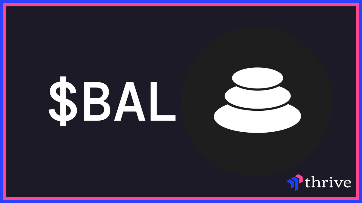 Balancer: The Potential of Automated Market Making — thrive.fi